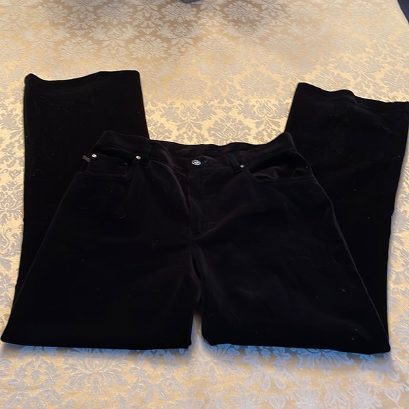 Lauren Ralph Lauren | Pants & Jumpsuits | Lauren Ralph Lauren Black Velvet Bootcut Pants | Poshmark